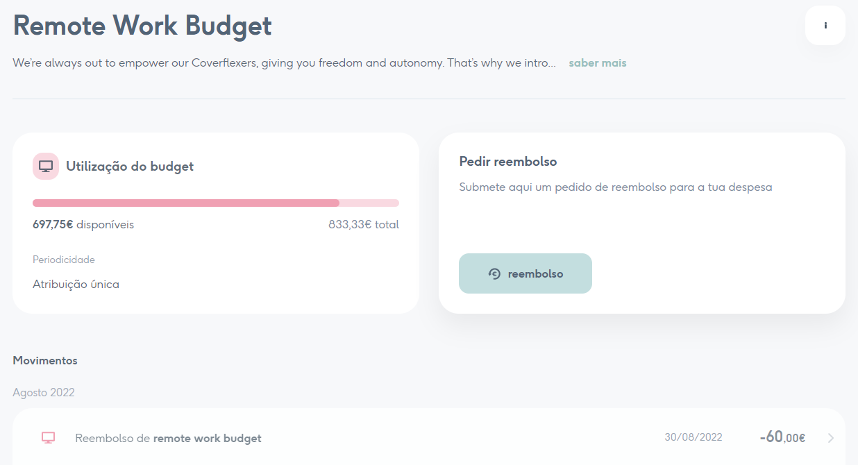 Budgets: a funcionalidade que traz ainda mais flexibilidade aos colaboradores | Blog Coverflex
